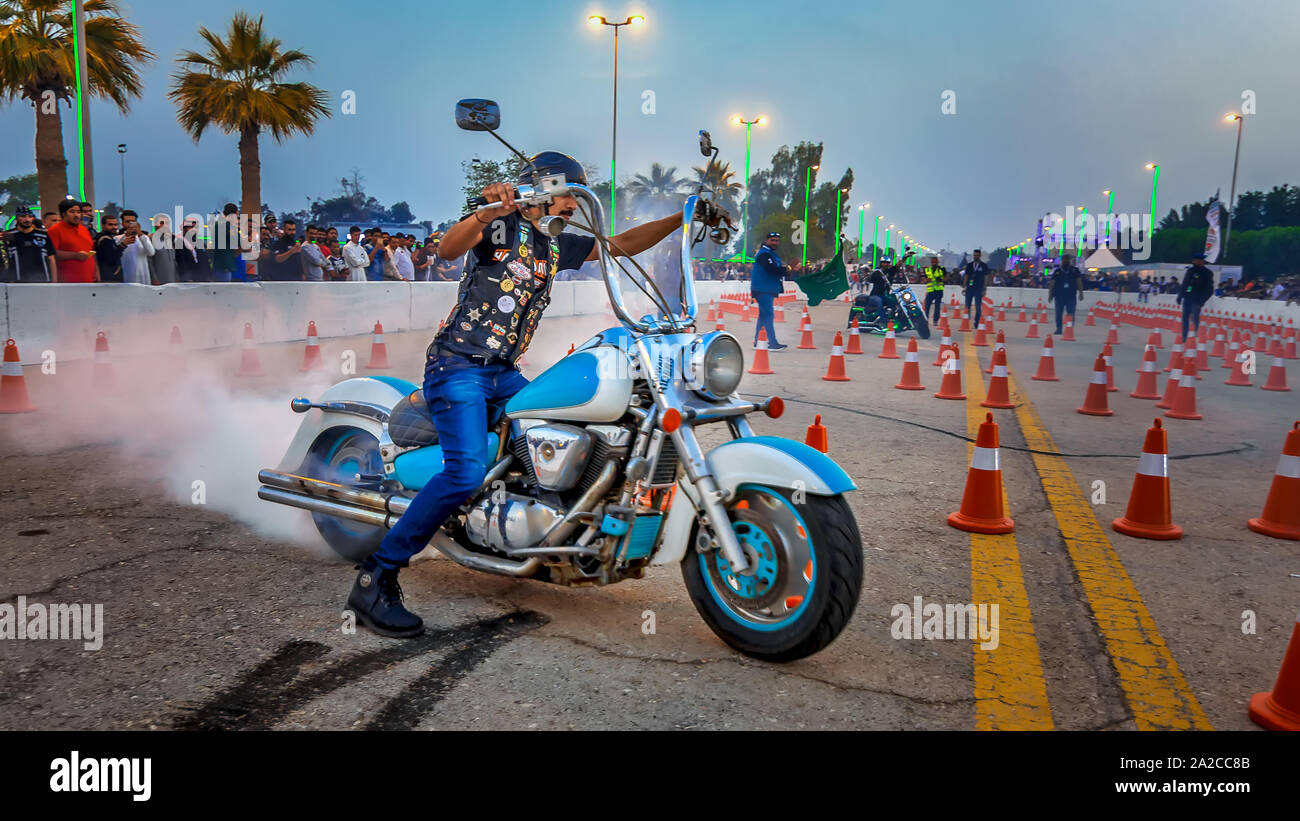 Motorbike show in Sharqiah Season-Saudi Arabia. Photo taken at Dammam ...