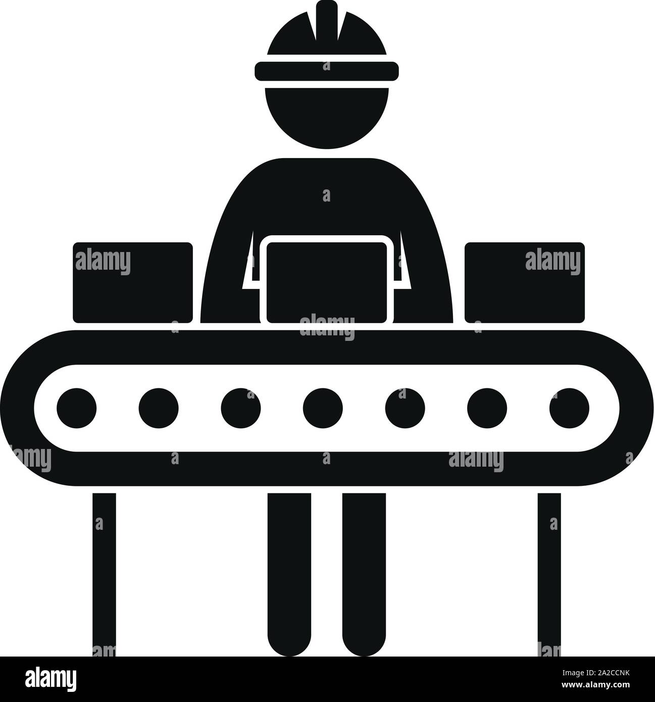 Computer operation staff Stock Vector Images - Alamy