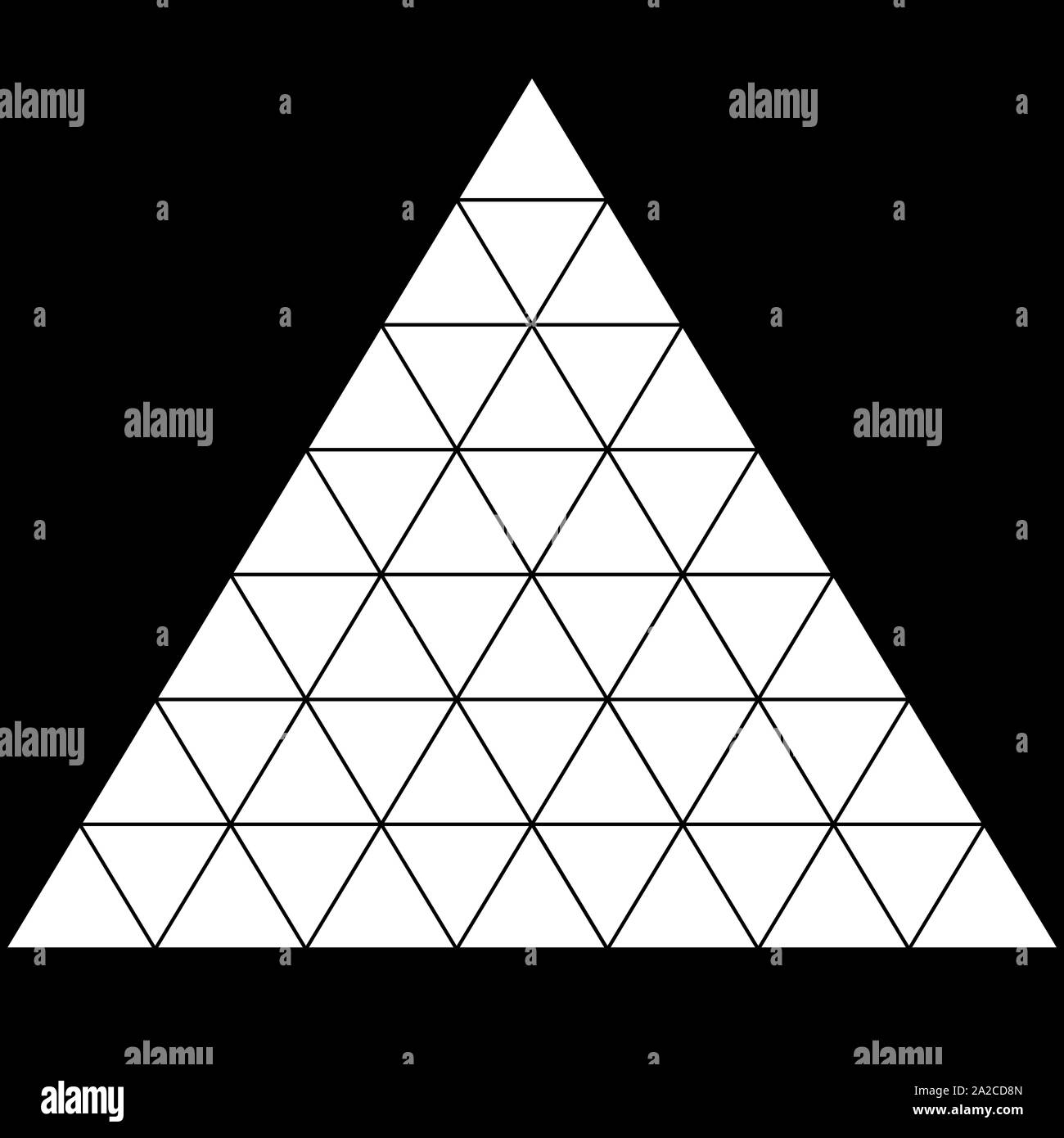 The black and white abstract multiple triangle Stock Photo - Alamy