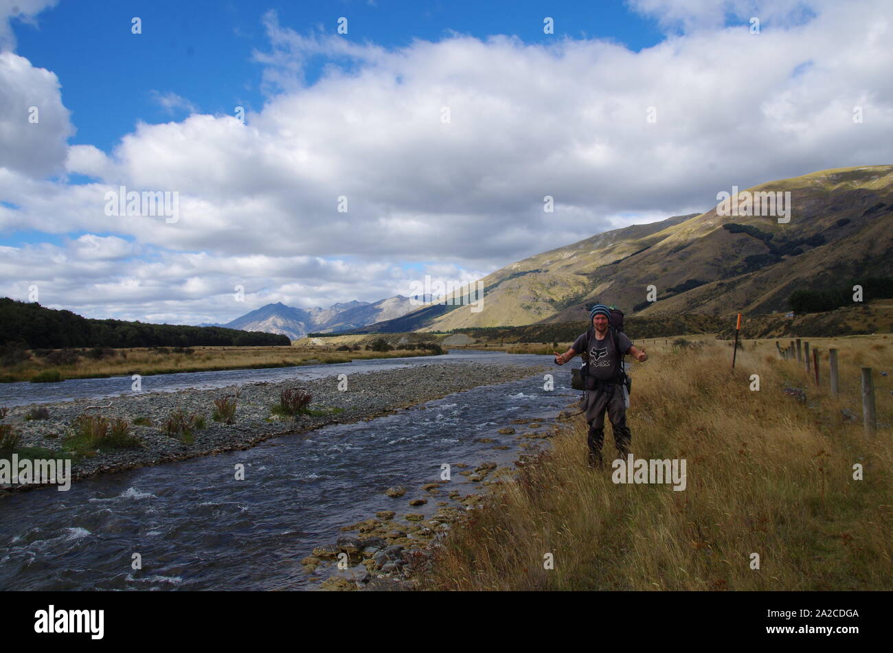 Te Araroa Trail. South Island. New Zealand Stock Photo - Alamy