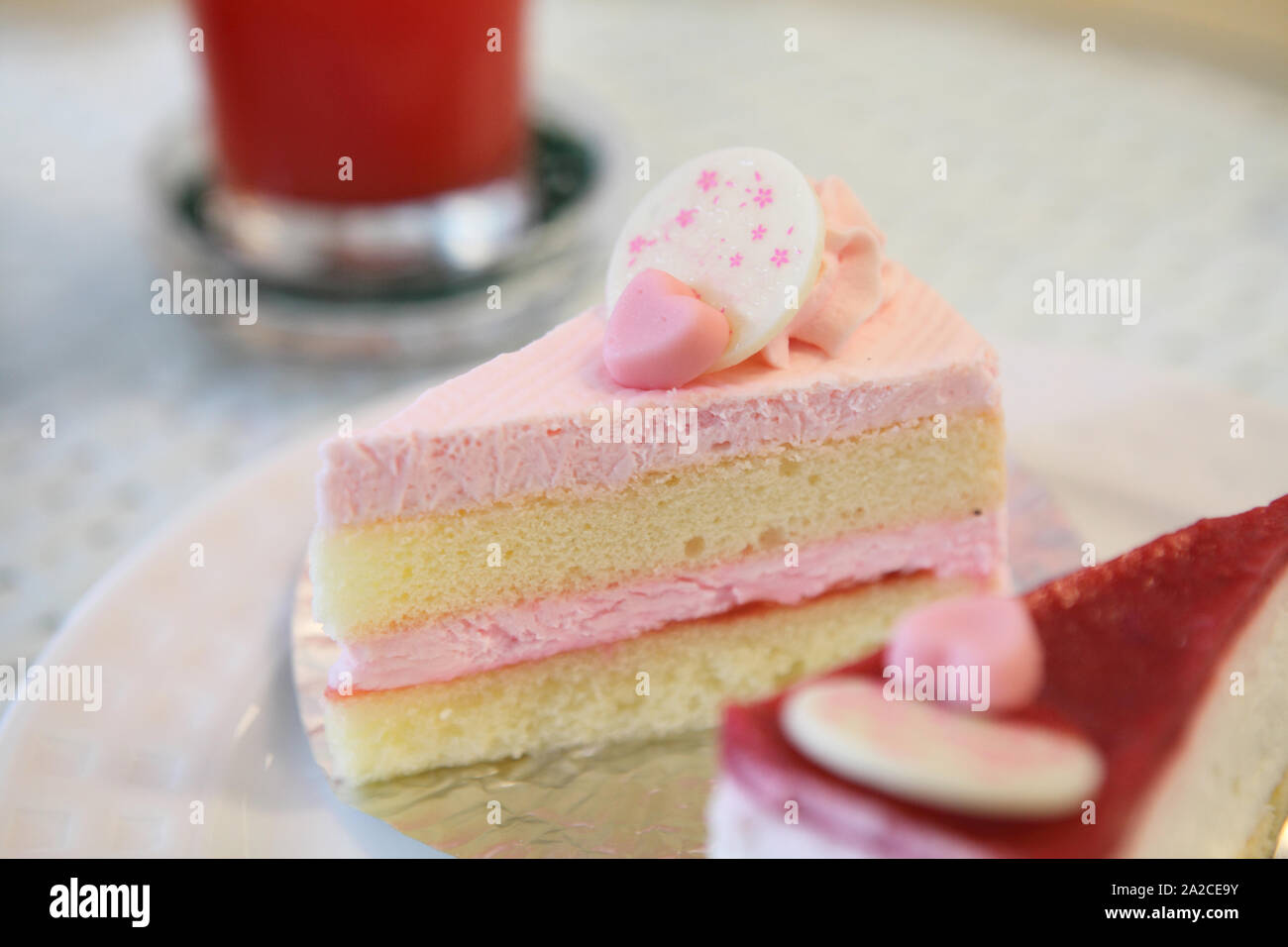 Cute cake slice hi-res stock photography and images - Alamy