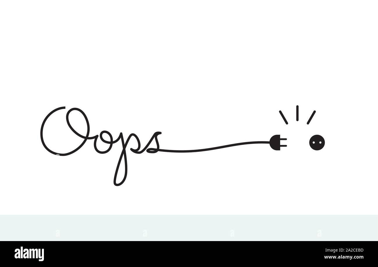 Oops word Stock Vector Images - Alamy