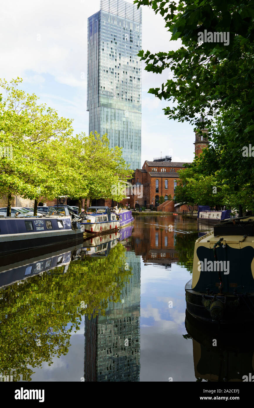 Manchester castlefield beetham tower landmark hi-res stock photography ...