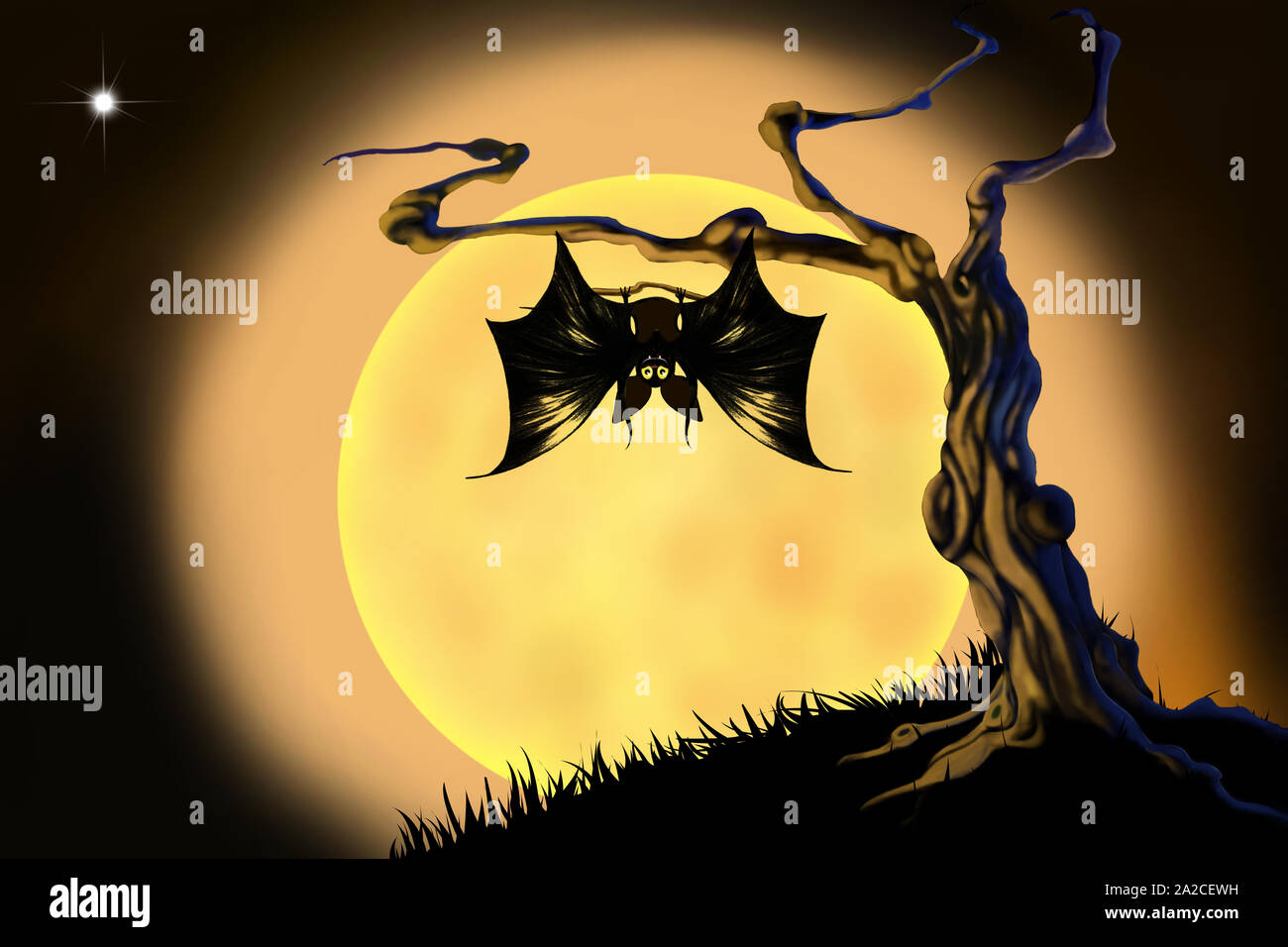 Perched bats hi-res stock photography and images - Alamy