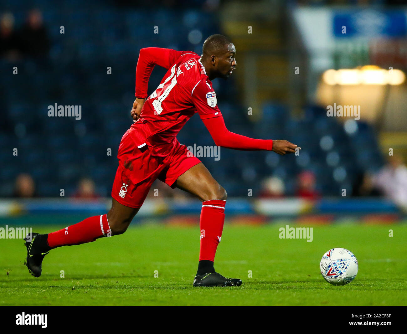 Nottingham Forest's Samba Sow during the Sky Bet Championship match at ...
