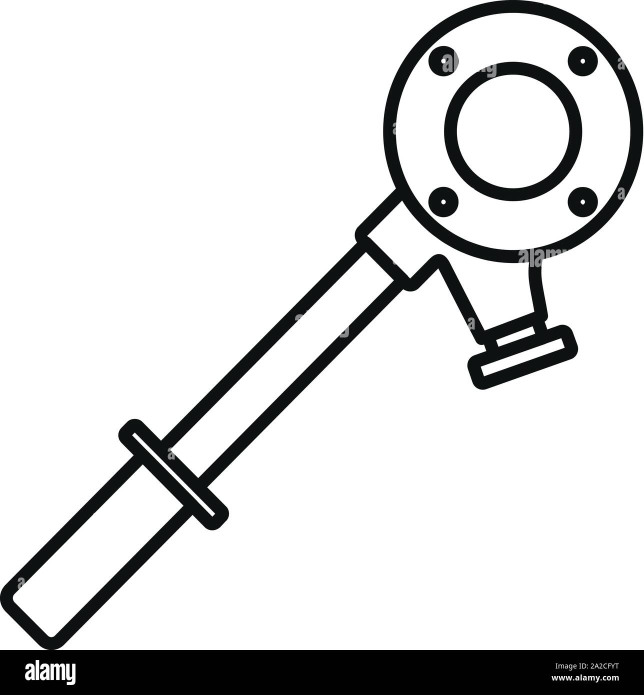 Plumber tool icon. Outline plumber tool vector icon for web design ...