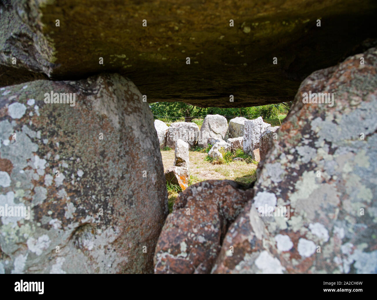 Neolithic grave Dolmen du Couperon Jersey Channel Island, United ...