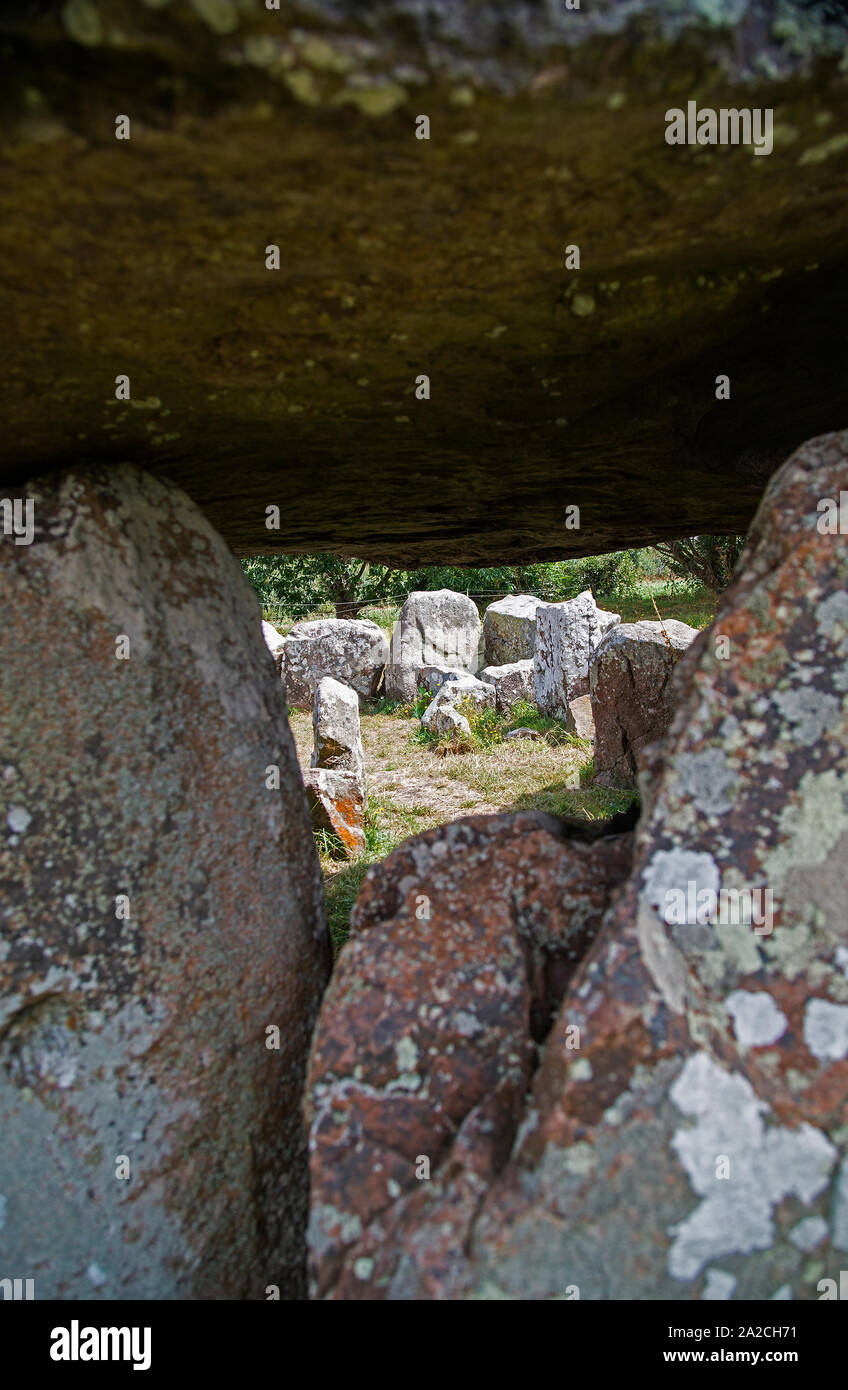 Neolithic grave Dolmen du Couperon Jersey Channel Island, United ...