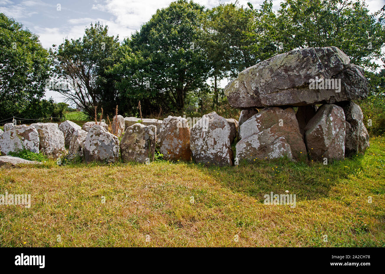 Neolithic grave Dolmen du Couperon Jersey Channel Island, United ...