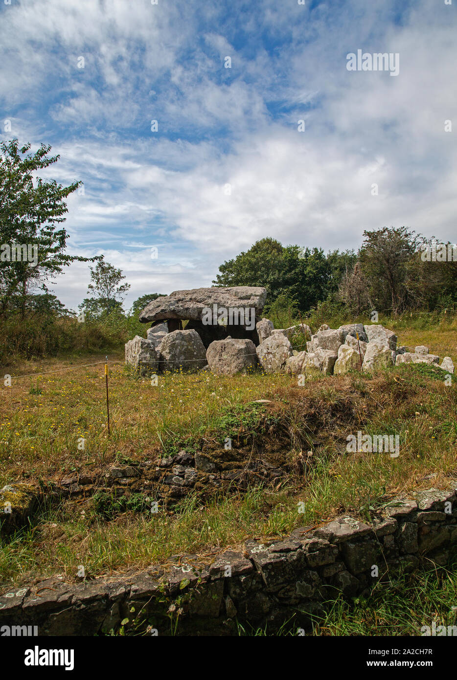 Neolithic grave Dolmen du Couperon Jersey Channel Island, United ...