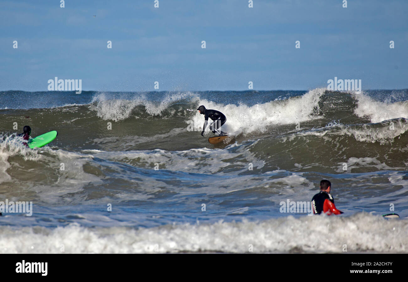 Belhaven bay waves hi-res stock photography and images - Alamy