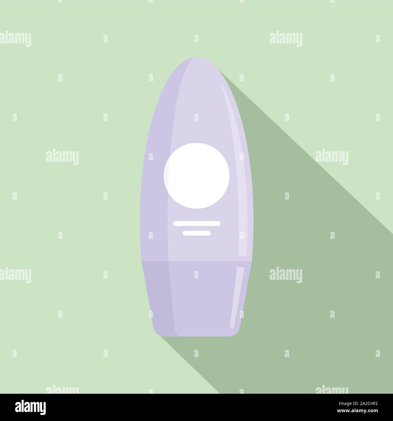 Woman deodorant stick icon. Flat illustration of woman deodorant stick ...