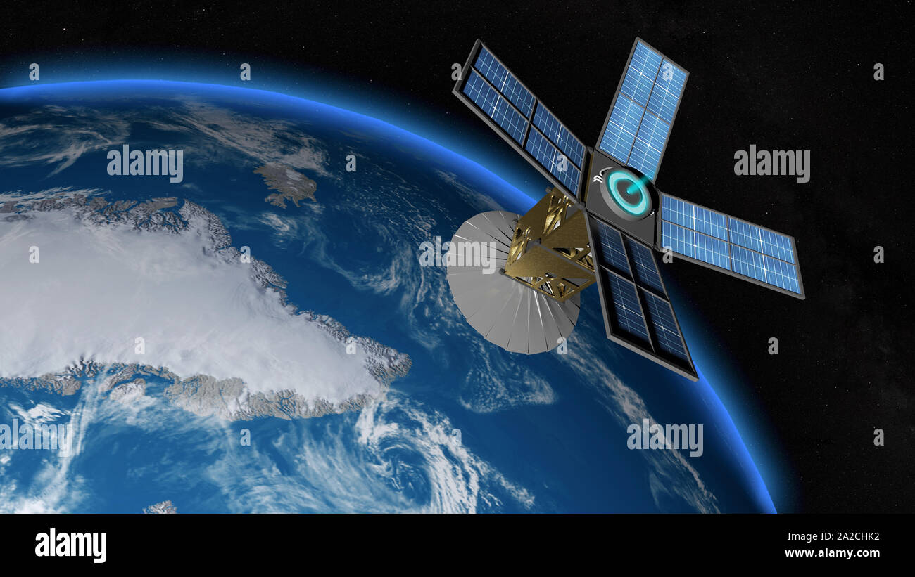 Communication satellite in earth hi-res stock photography and images ...