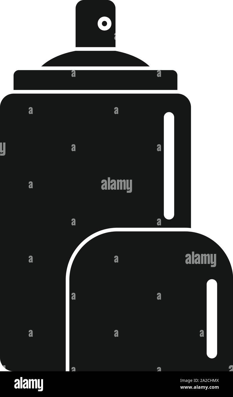 Deodorant spray icon. Simple illustration of deodorant spray vector ...