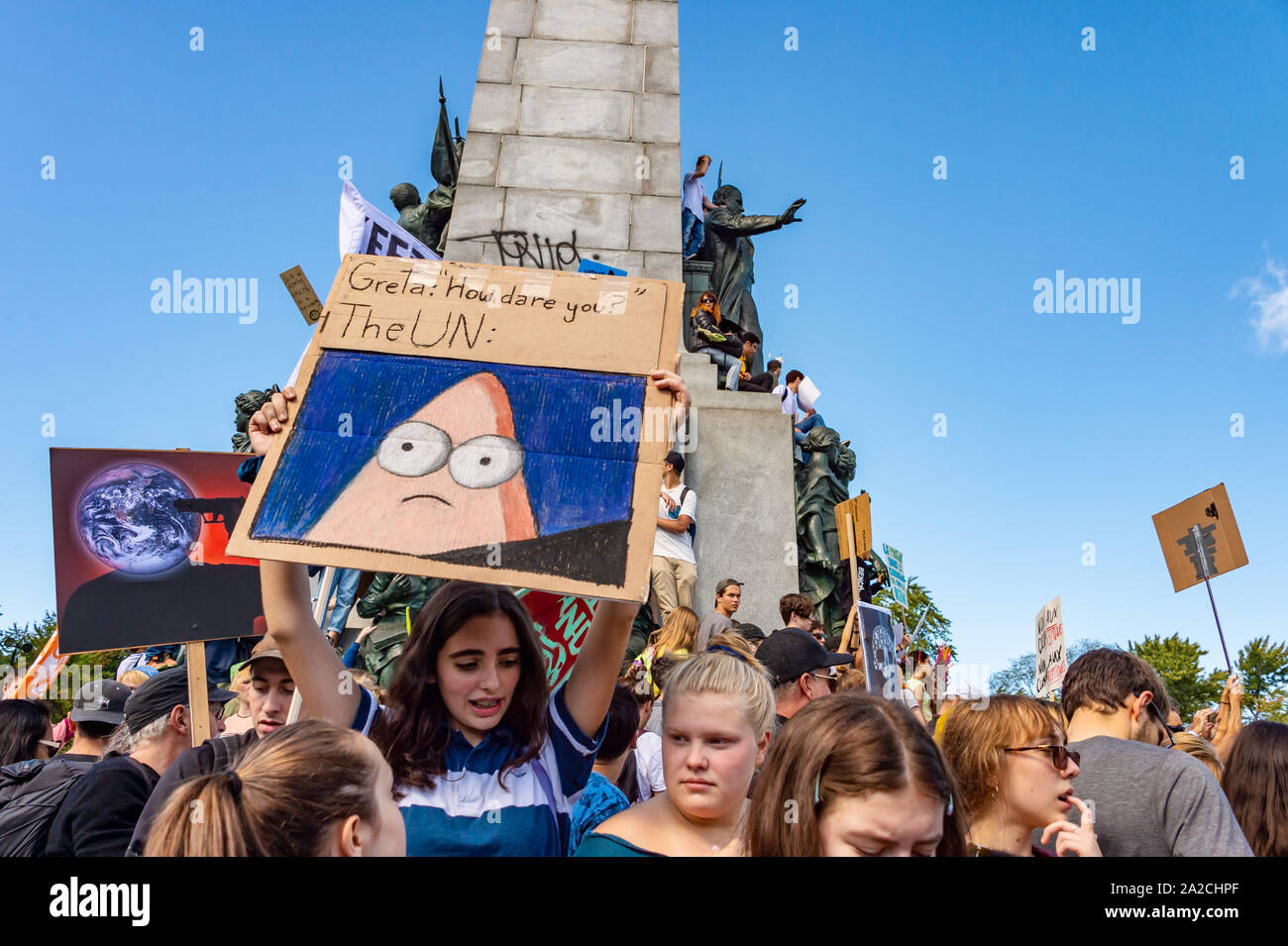 Greta thunberg sign hi-res stock photography and images - Alamy