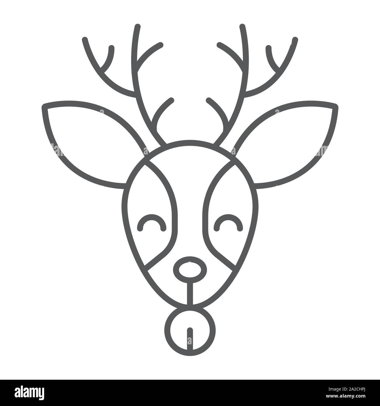 Christmas Reindeer Head Pattern