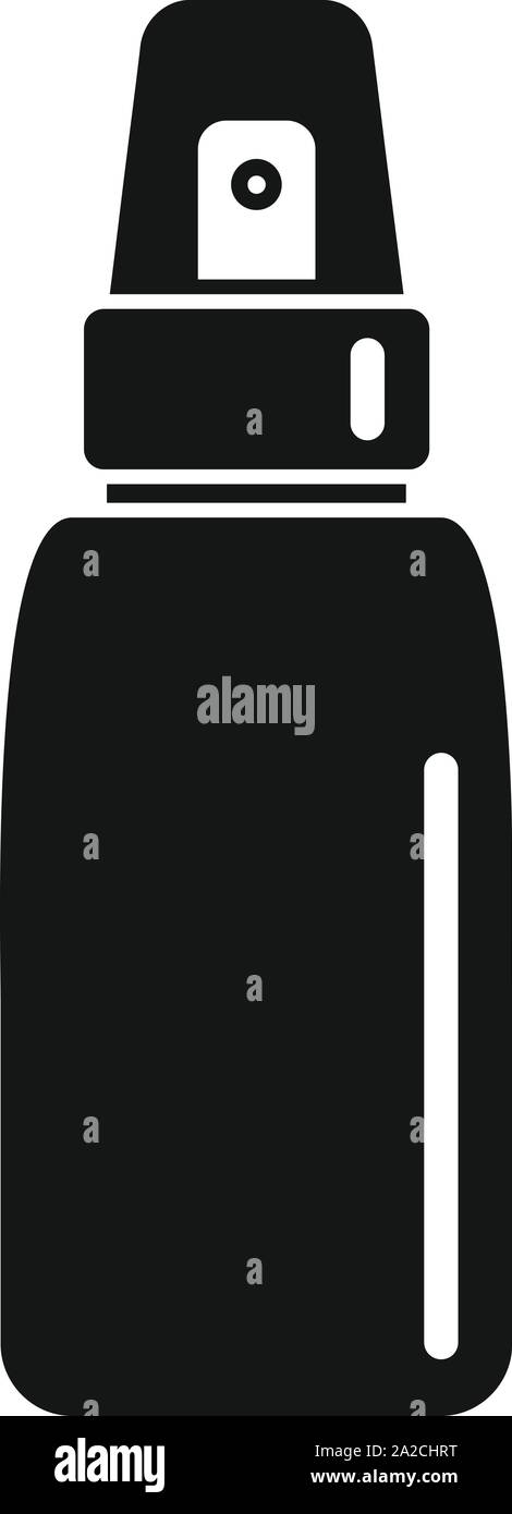 Deodorant spray bottle icon. Simple illustration of deodorant spray ...