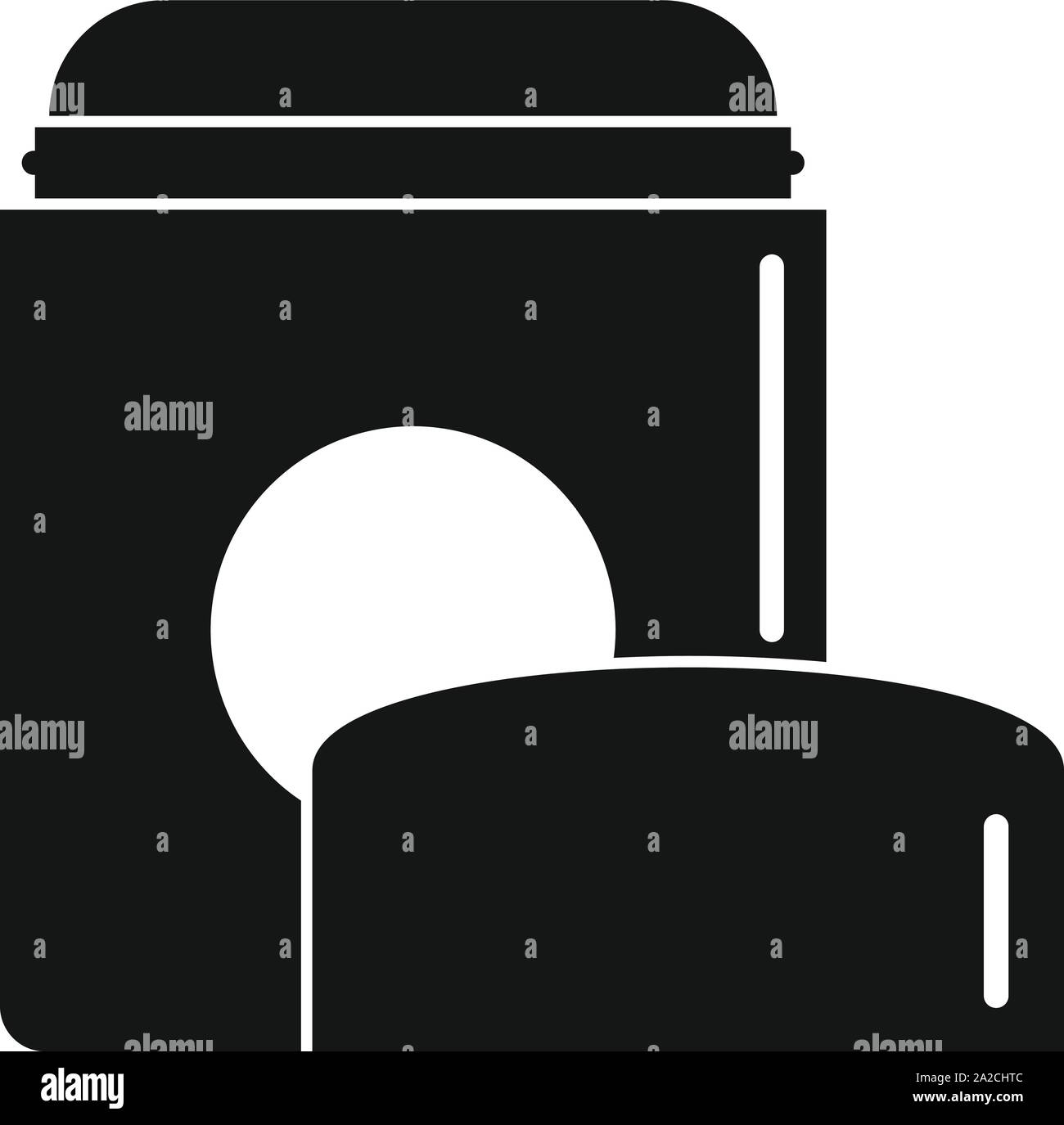 Deodorant gel icon. Simple illustration of deodorant gel vector icon ...