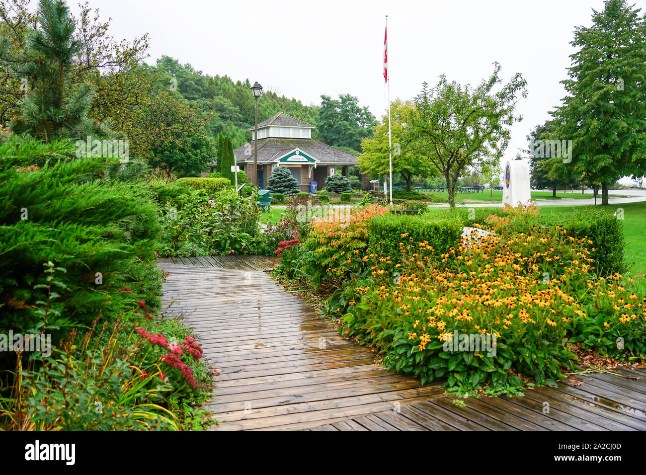 Rotary Park in Goderich one of Ontario's pretties town in Canada Stock ...