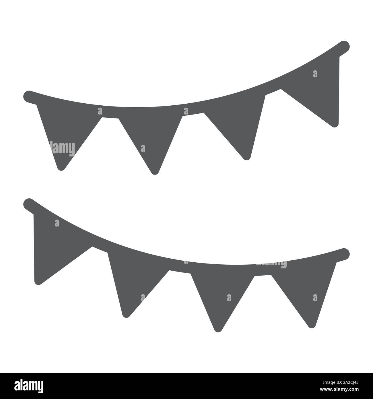 Triangular paper garland hi-res stock photography and images - Alamy