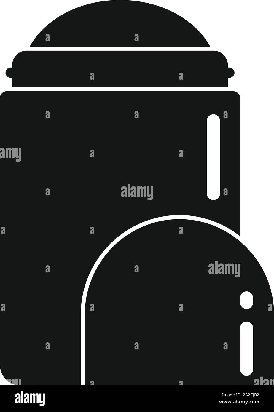 Man roll deodorant icon. Simple illustration of man roll deodorant ...