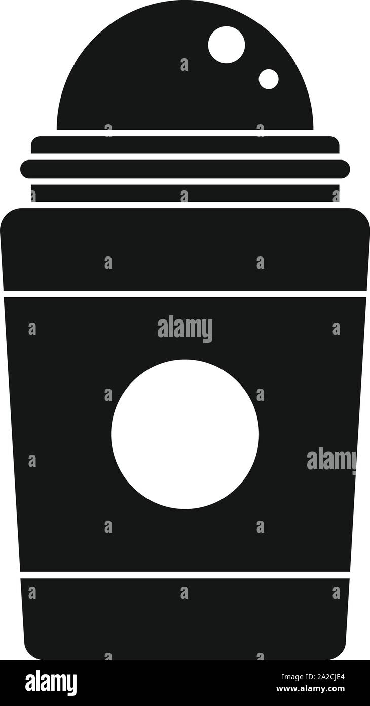 Male deodorant icon. Simple illustration of male deodorant vector icon ...