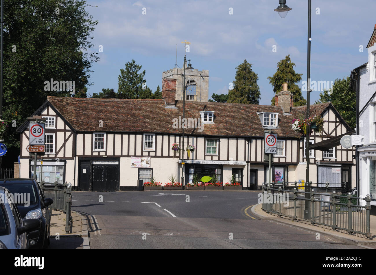 Biggleswade high street bedfordshire england hi-res stock photography ...