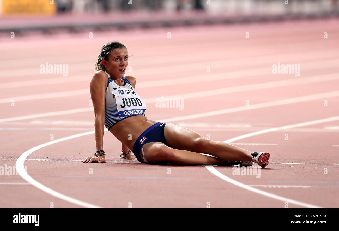 Great Britain's Jessica Judd after failing to qualify from her Women's ...