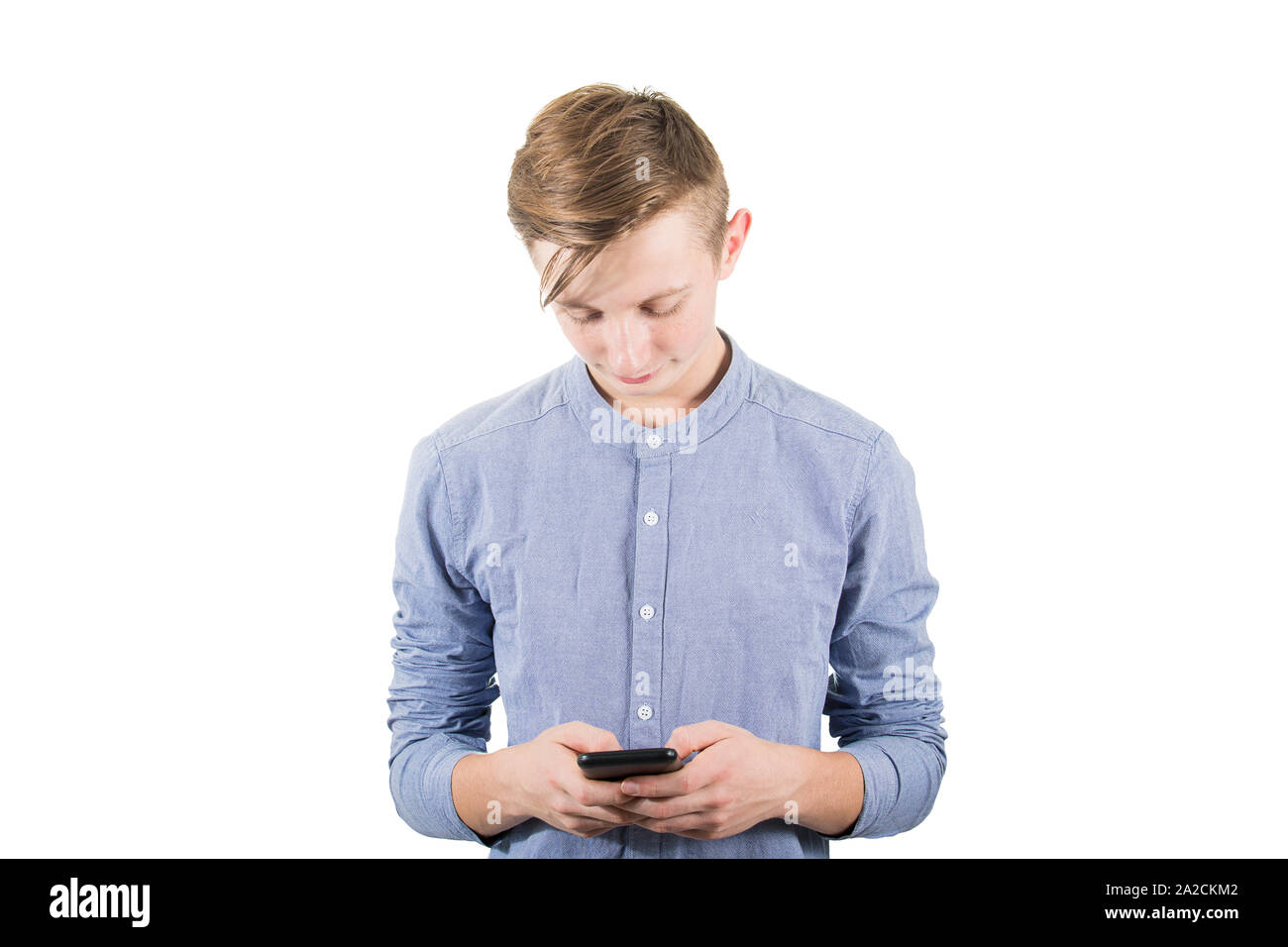 Teen Boy Communicate High Resolution Stock Photography and Images - Alamy