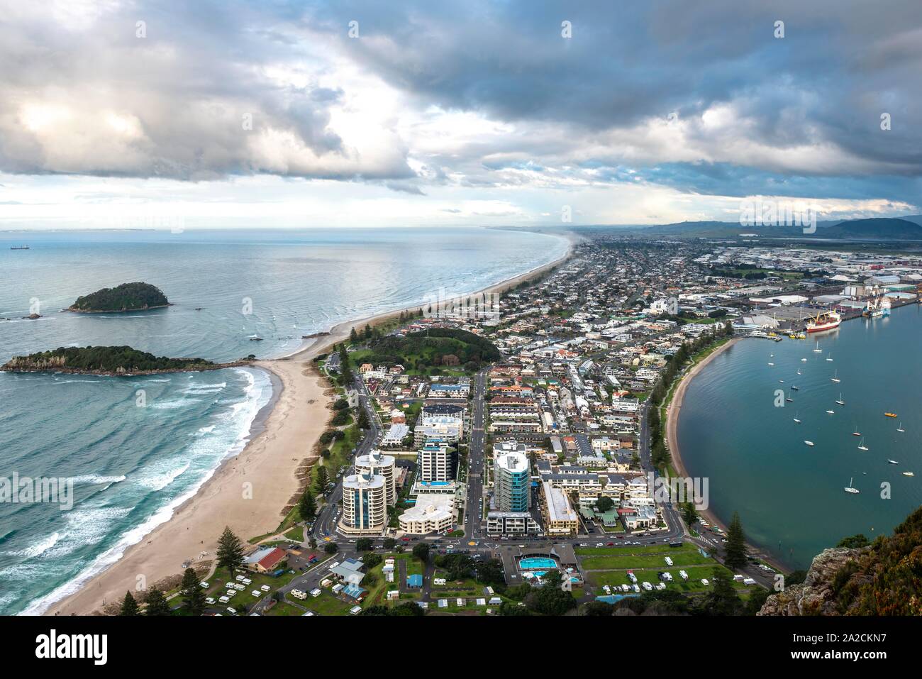 Tauranga harbour new zealand hi-res stock photography and images - Alamy