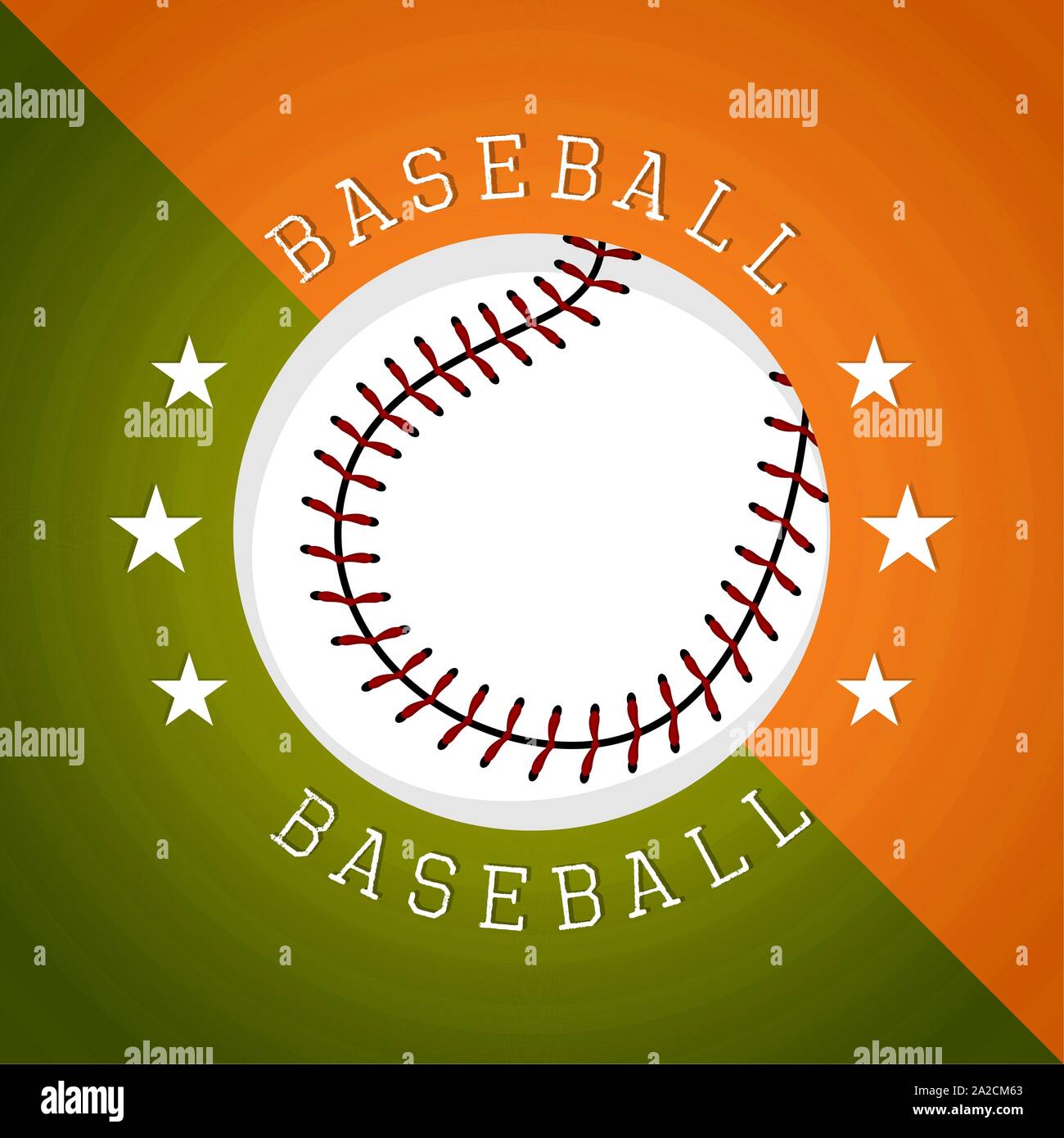 Baseball poster with a baseball ball - Vector Stock Vector Image & Art ...