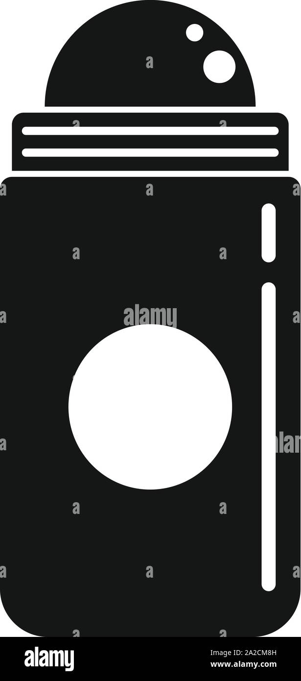 Roll deodorant bottle icon. Simple illustration of roll deodorant ...