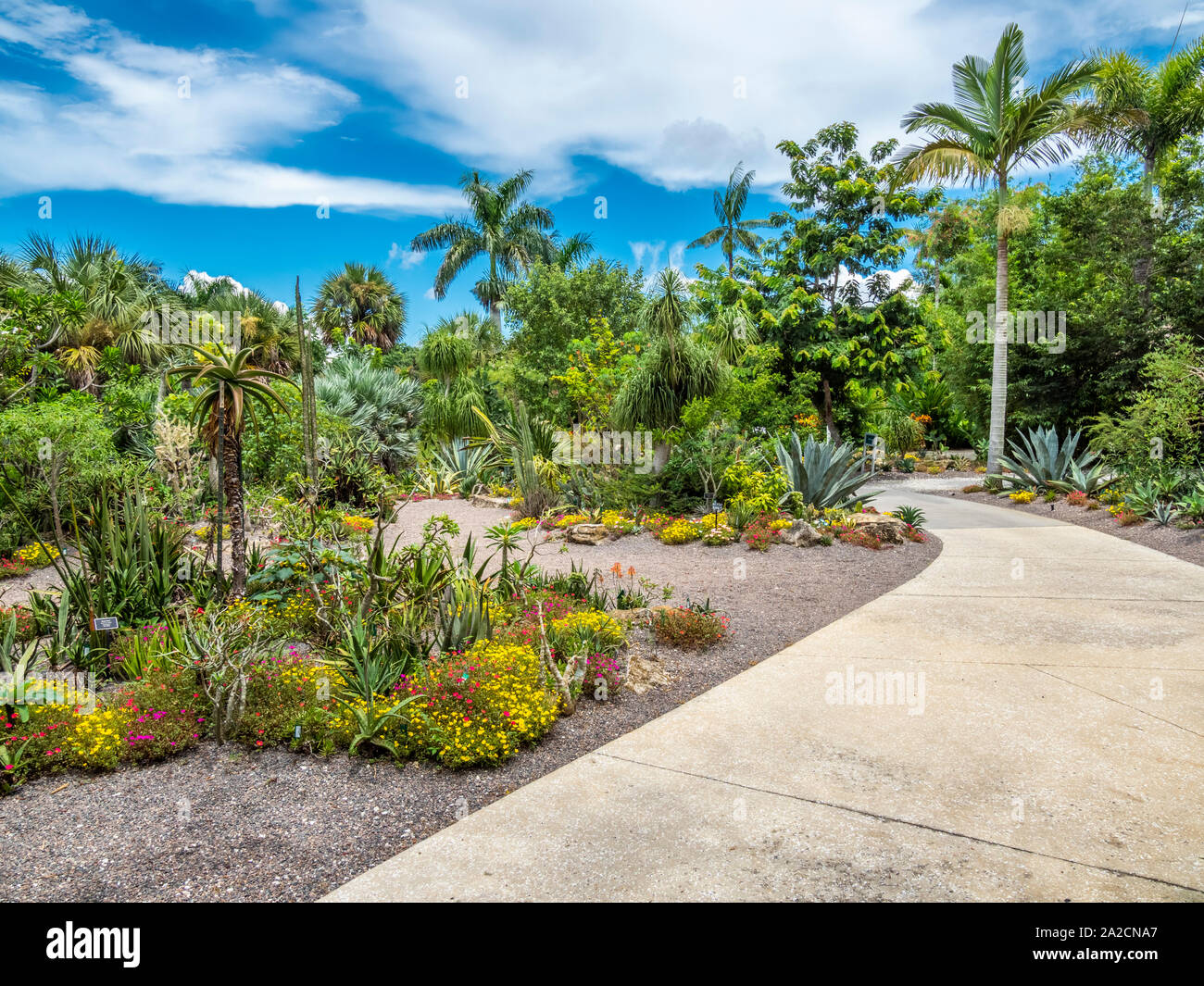 Naples Botanical Garden in Naples Florida in the United States Stock ...