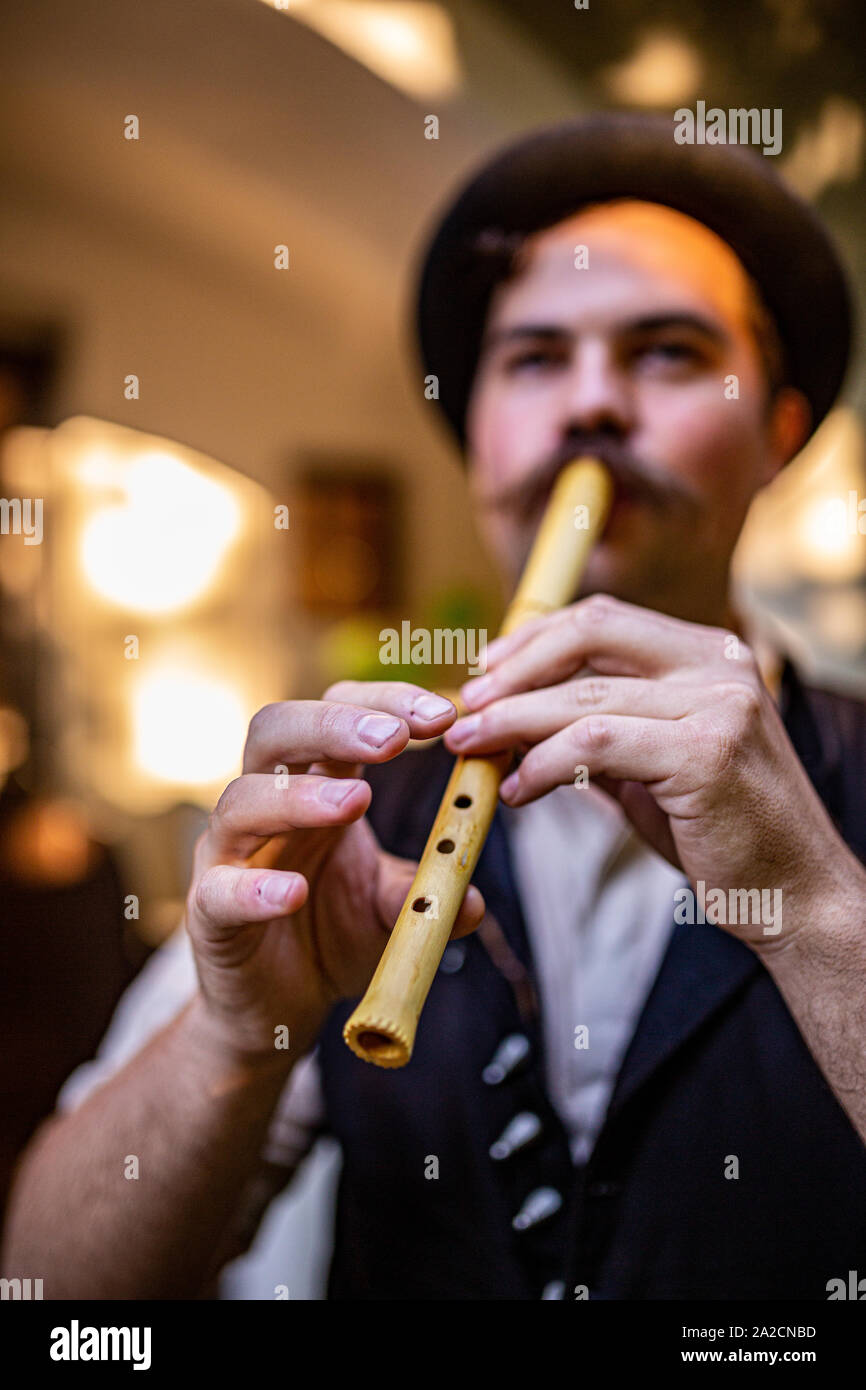 Flute playing shepherd hi-res stock photography and images - Alamy