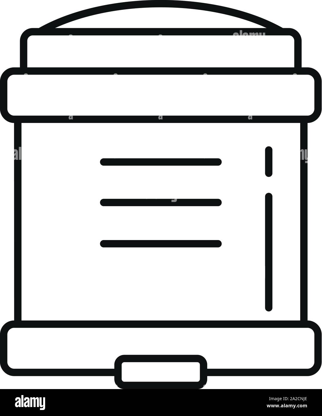 Deodorant icon. Outline deodorant vector icon for web design isolated ...