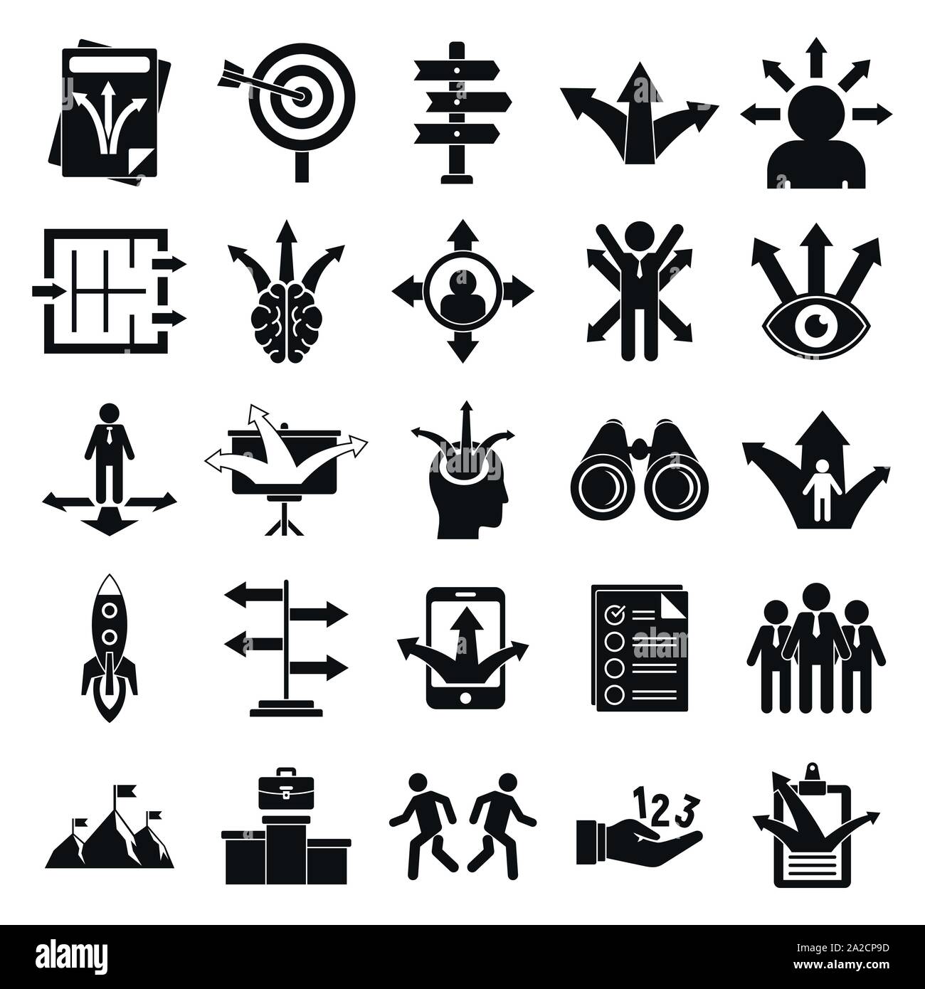 Opportunity icons set. Simple set of opportunity vector icons for web ...