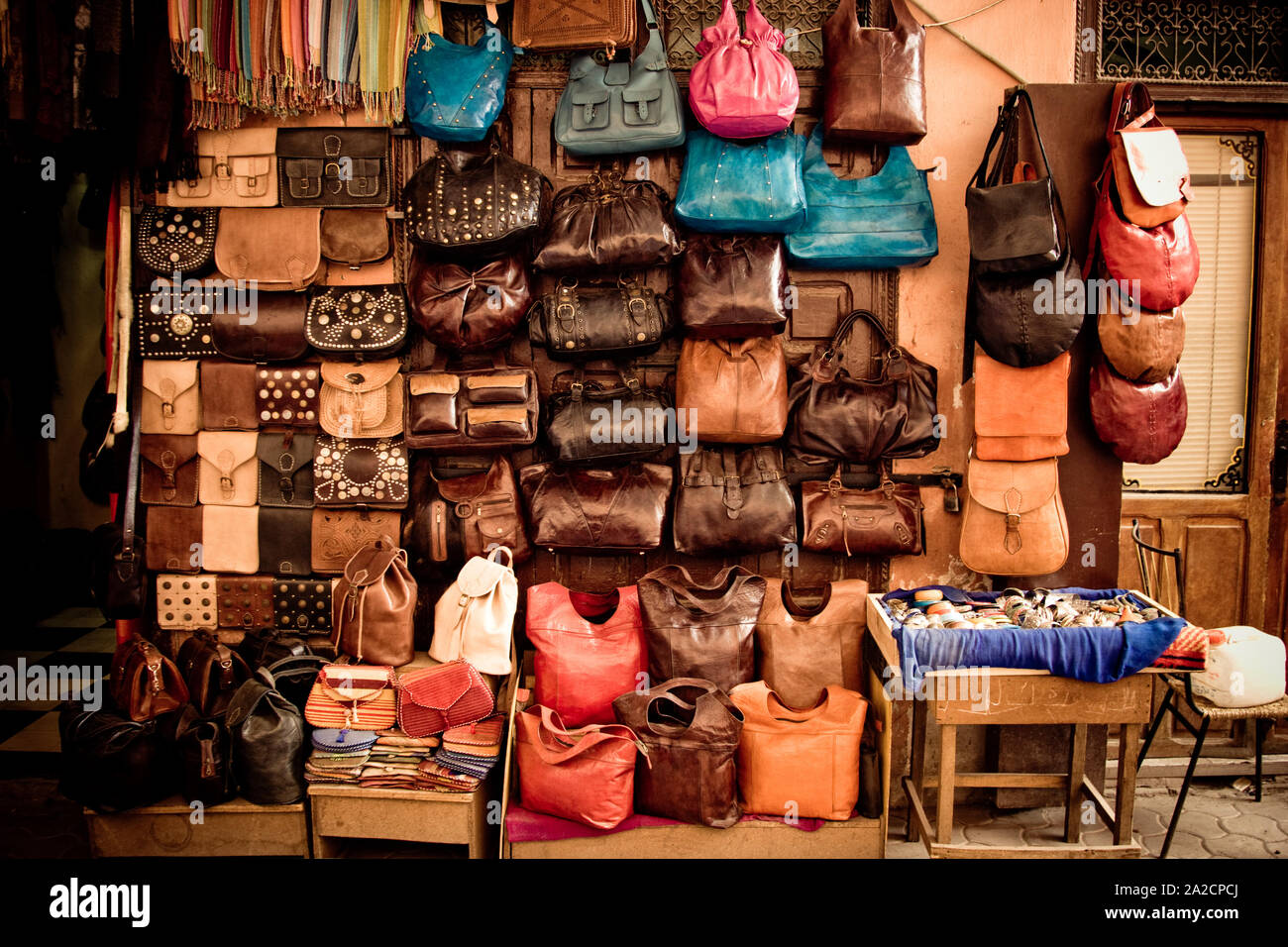 Leather shop in old town hi-res stock photography and images - Alamy