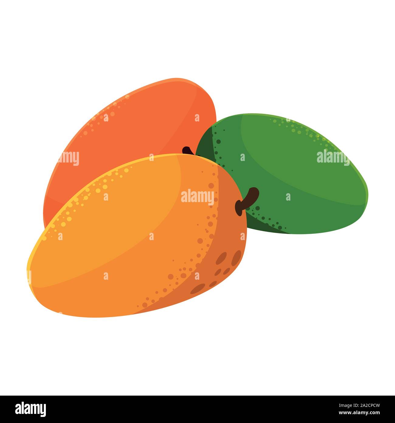 mangos design, Fruit healthy organic food sweet and nature theme Vector ...