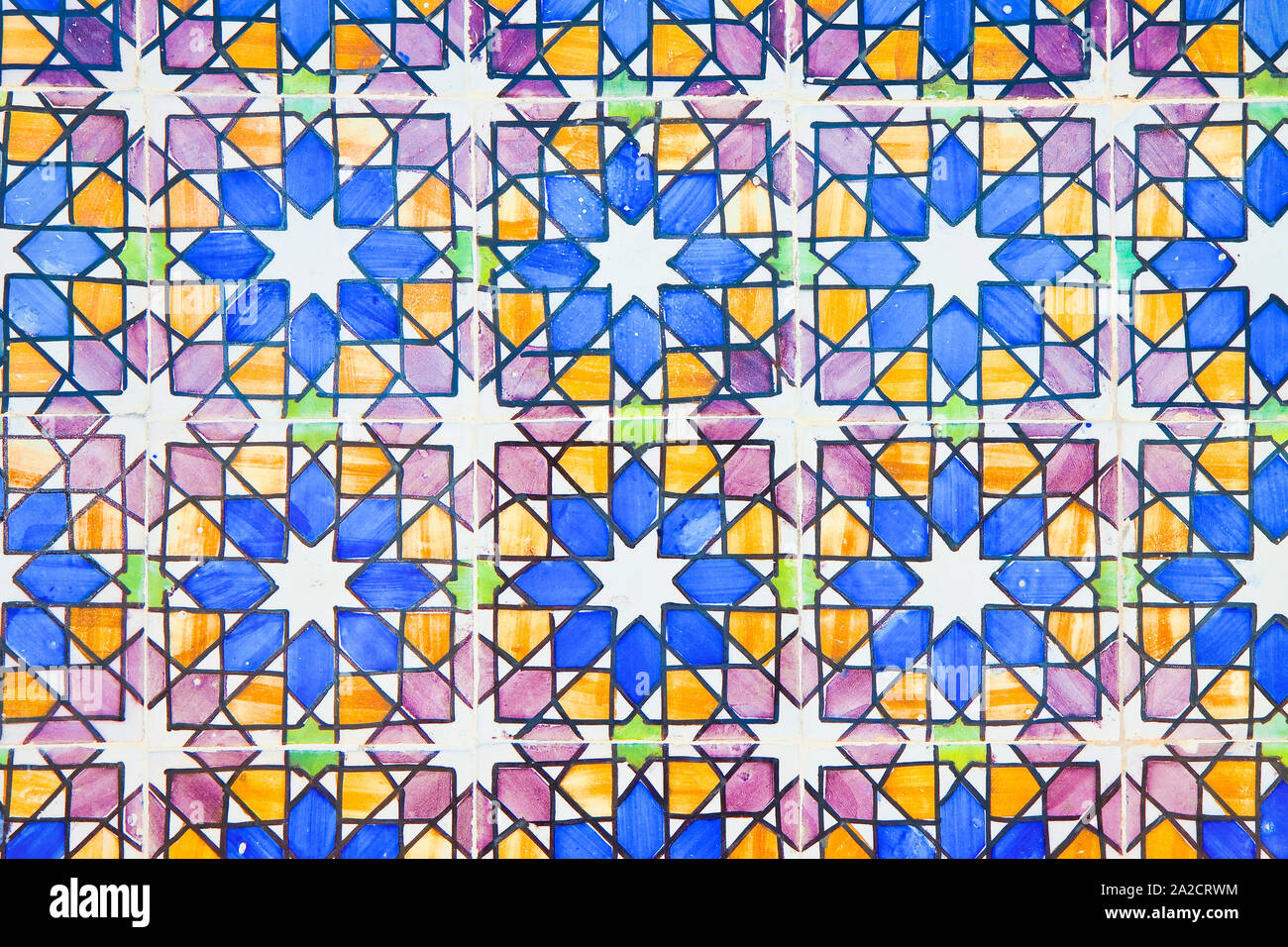 Typical portuguese decorations with colored ceramic tiles Stock Photo ...