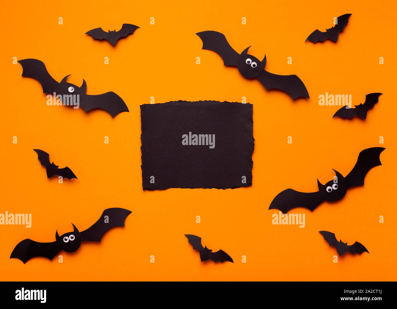 Creepy Halloween background with black copy space for text Stock Photo ...