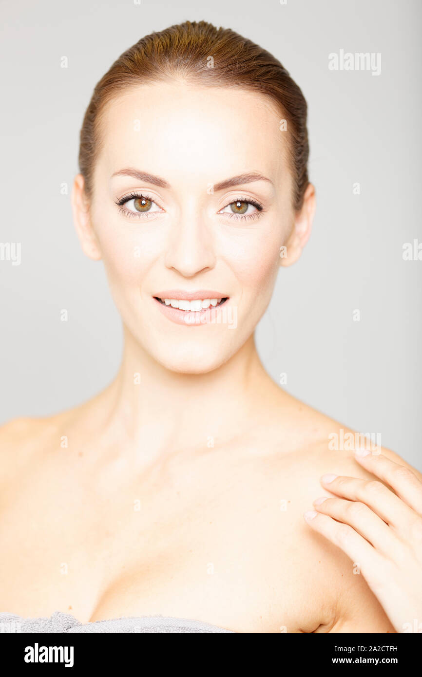 Womans hand on his shoulder hi-res stock photography and images - Alamy