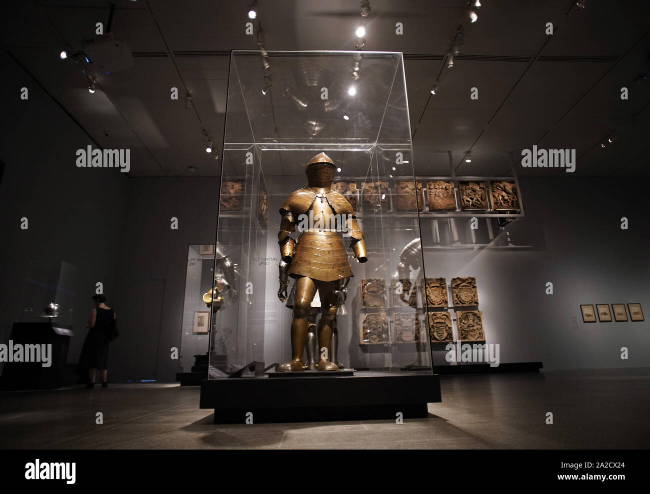 New York, United States. 02nd Oct, 2019. Suits of Armor of Maximilian I ...