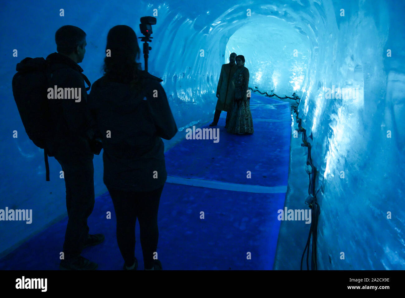 Ice Cave - grotte de Glace -, Mer de Glace, Chamonix-Mont-Blanc, Haute ...