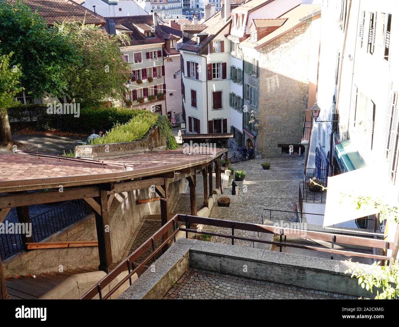 Stairs escaliers du marché lausanne hi-res stock photography and images ...