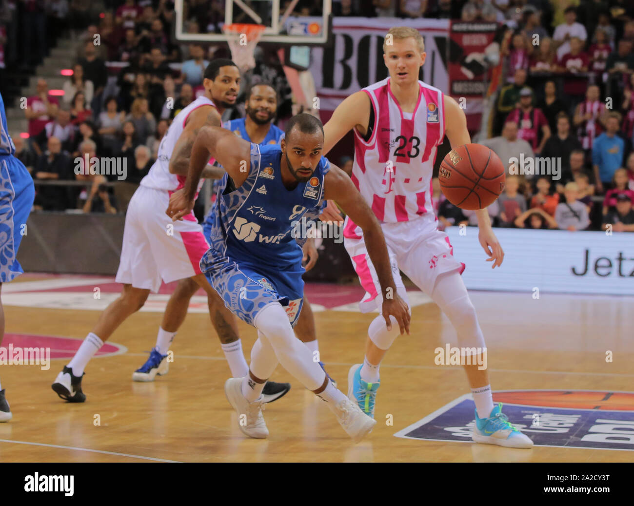 Bonn, Germany. 02nd Oct, 2019. Telekom Dome, Basketball, Bundesliga ...