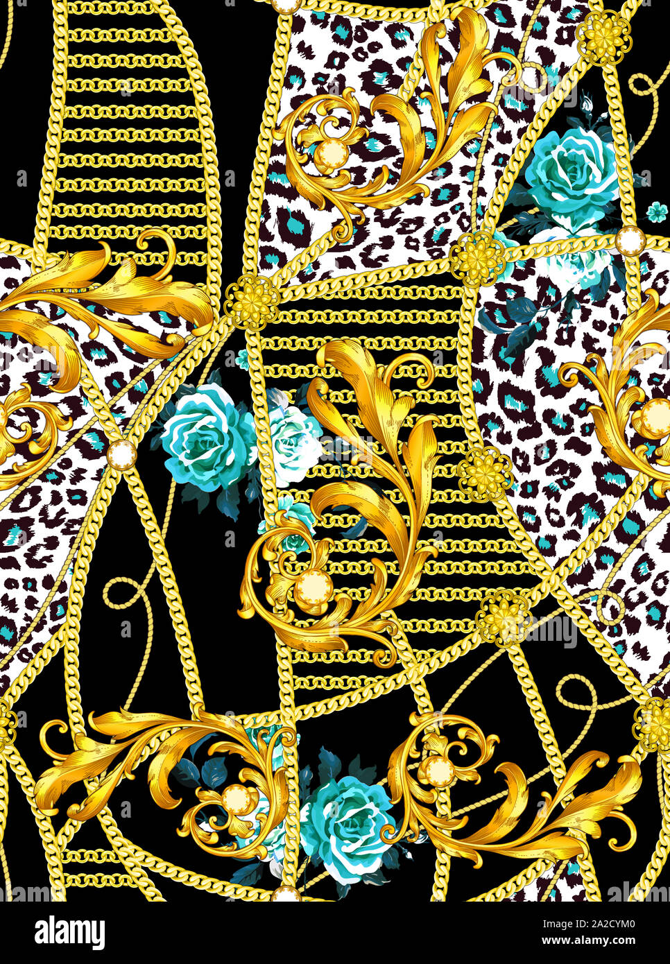 Baroque Print Fabric