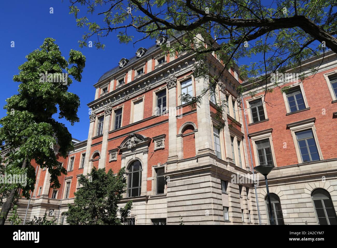 Erlangen, Germany. University building at Friedrich-Alexander ...