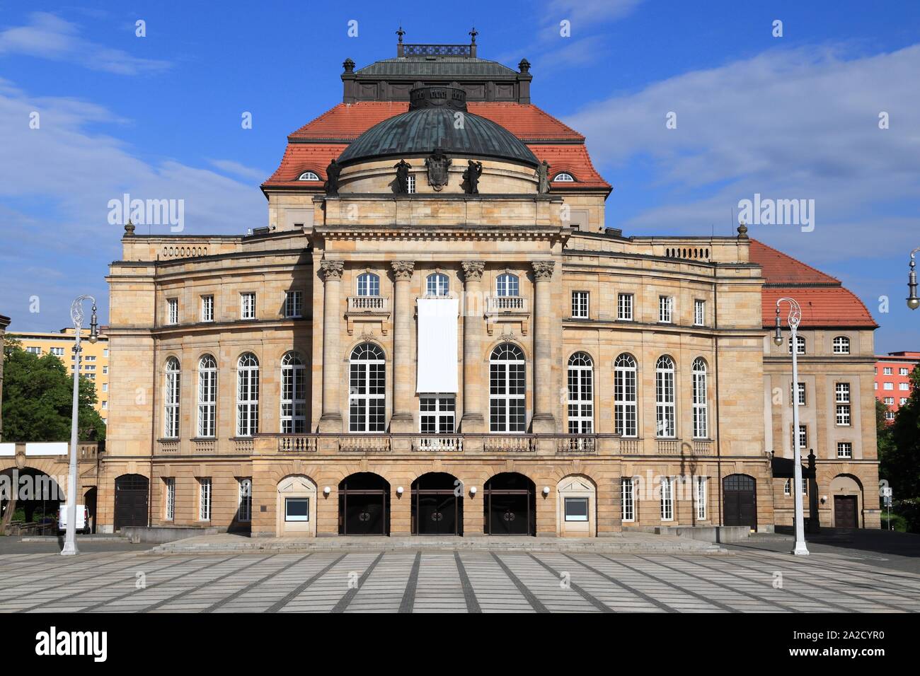 Chemnitz Opera and theater building (Opernhaus). City in Germany (State ...