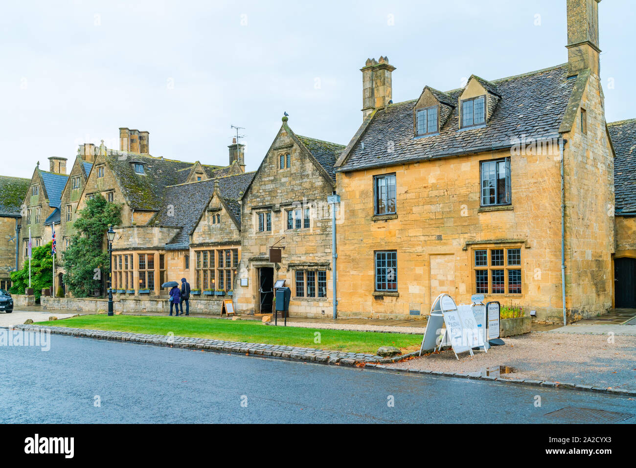 BROADWAY, UK - SEPTEMBER 22 2019: Broadway is a Cotswolds village ...