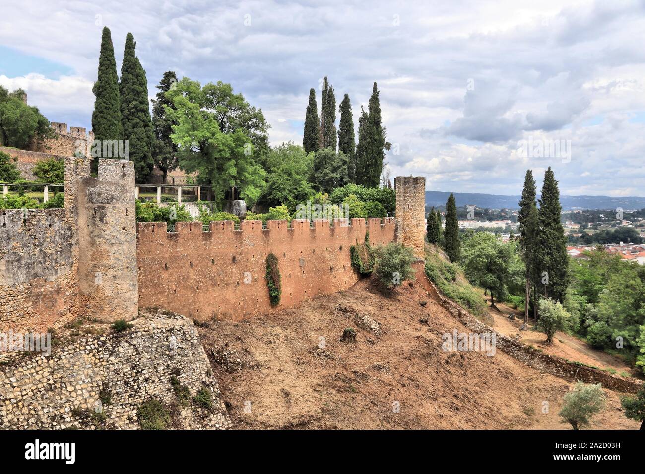 Tomar Convent of Christ - fortified Knights Templar monastery in ...
